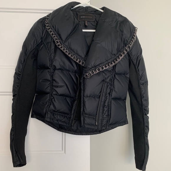 BCBGMaxAzria | Jackets & Coats | Bcbg Black Ajusted Jacket Size Xs ...